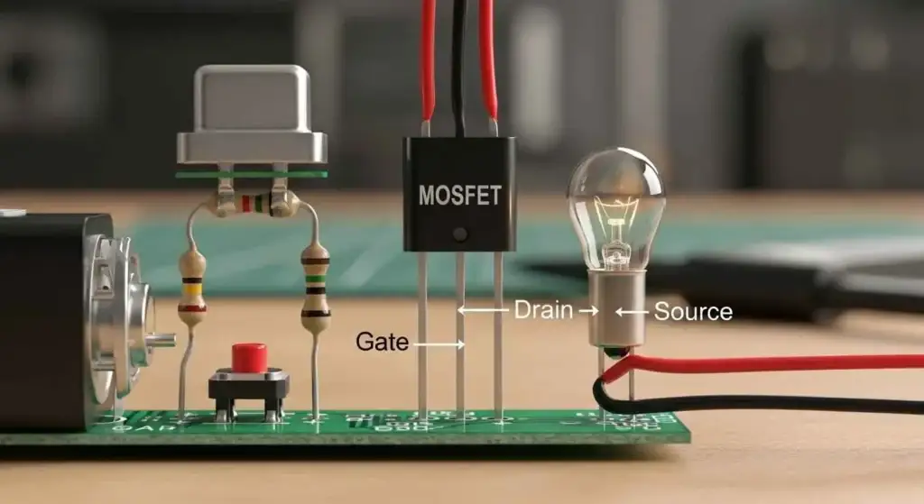 How to use MOSFET as a switch? - blog - Onzuu