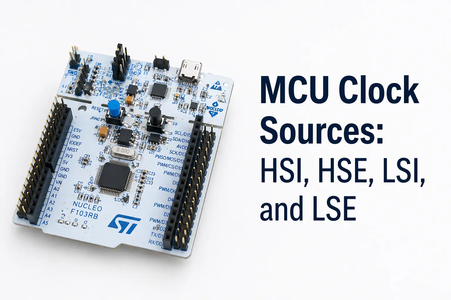 A Detailed Guide to MCU Clock Sources: HSI, HSE, LSI, and LSE - blog ...