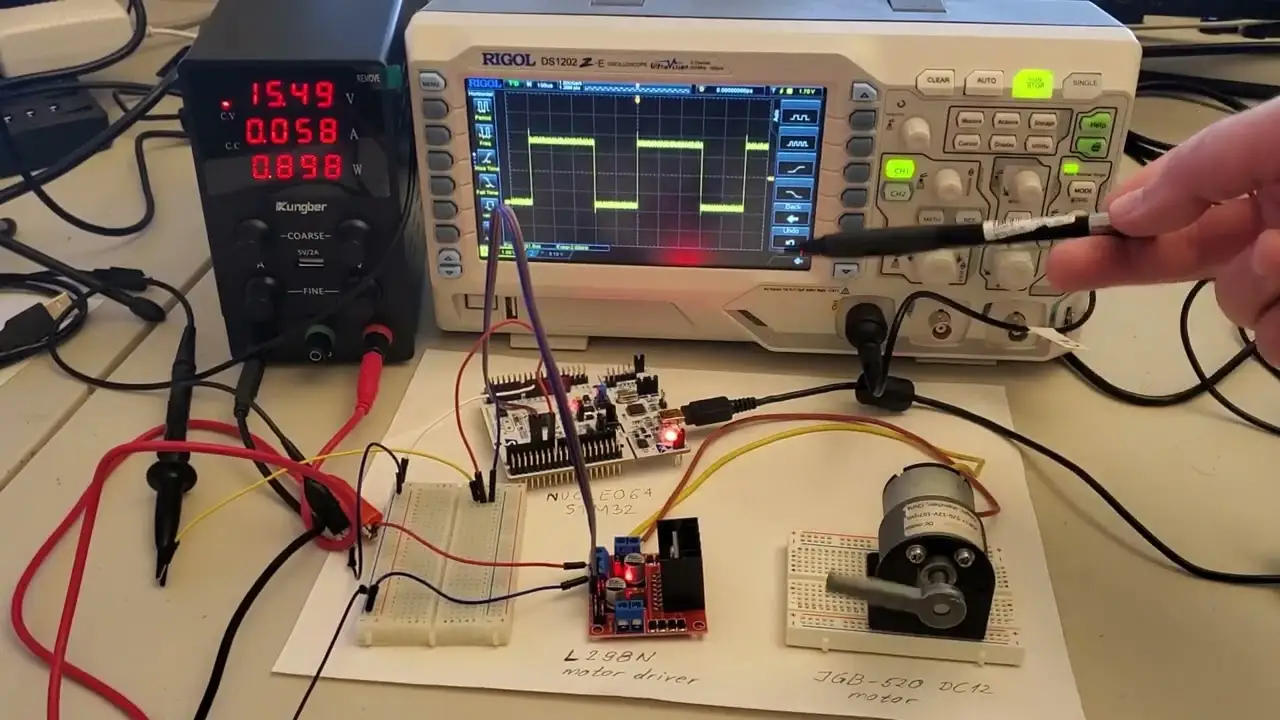 How to Control a DC Motor with STM32 and L298N Using PWM? - blog - Onzuu